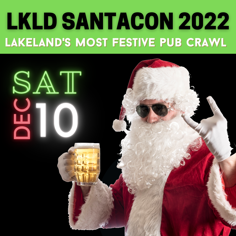 The Annual Lakeland SantaCon | Downtown Lakeland Florida